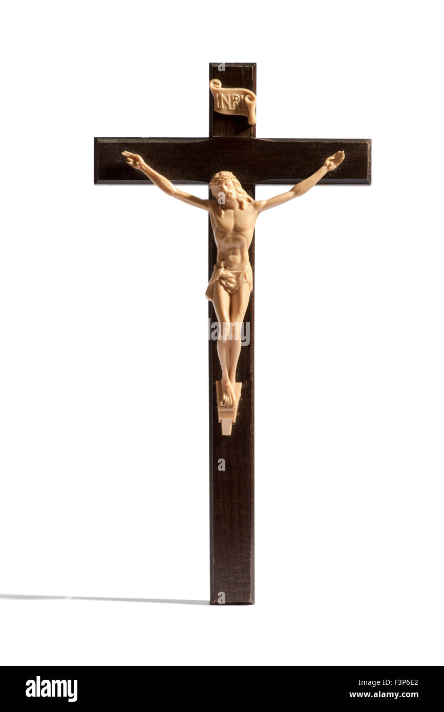 Jesus christ on cross Cut Out Stock Images & Pictures - Alamy