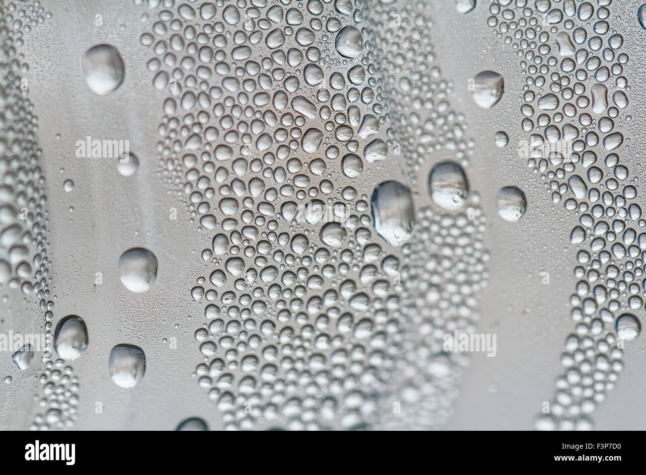 Drops of water on glass Stock Photo - Alamy