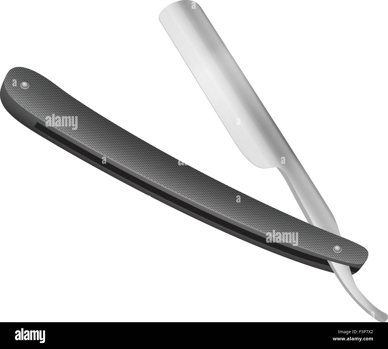 Straight razor Stock Vector Images - Alamy