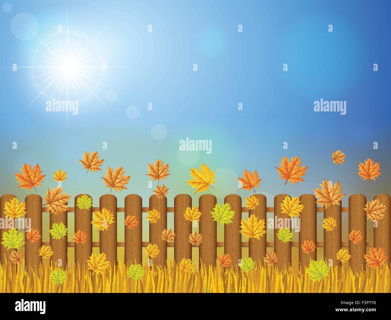 Leaf fence Stock Vector Images - Alamy