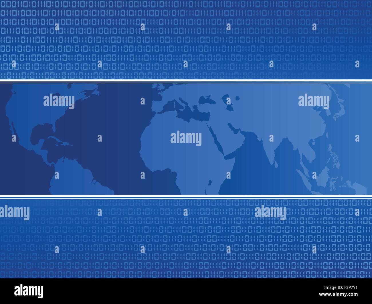 Vector Background World Map And Binary Code Stock Vector Image And Art Alamy