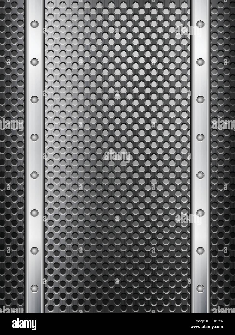 Pattern of metal texture background. Vector illustration Stock Vector ...