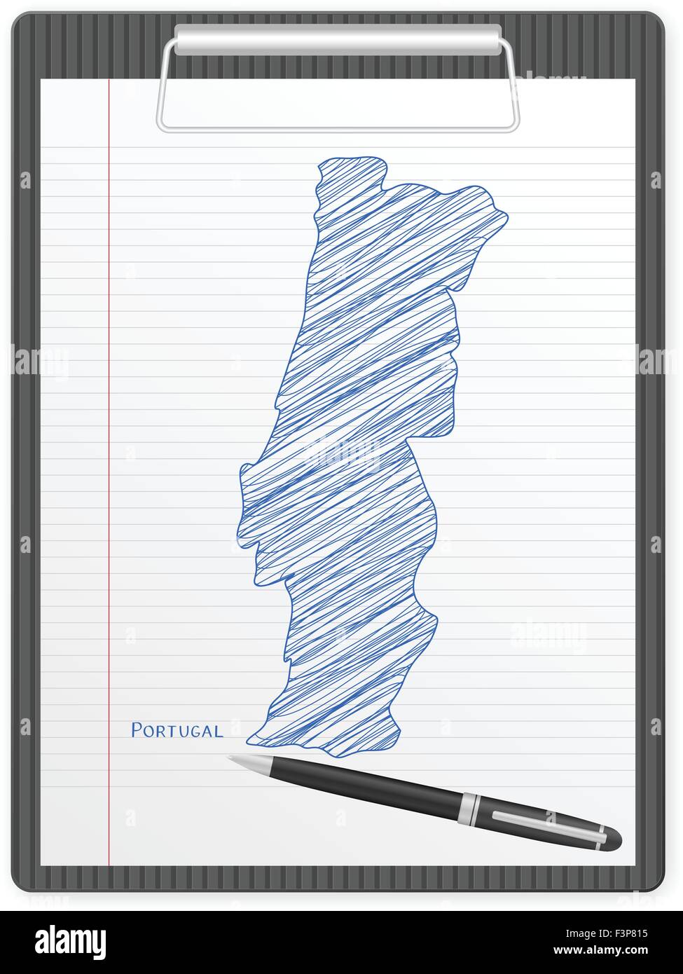 Portugal map Stock Vector Images - Alamy