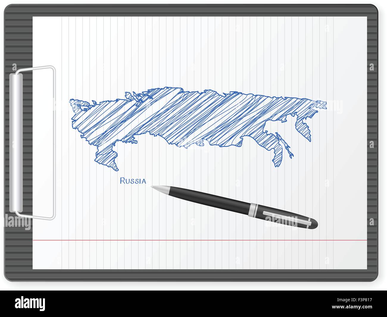 Russia map Stock Vector Images - Alamy