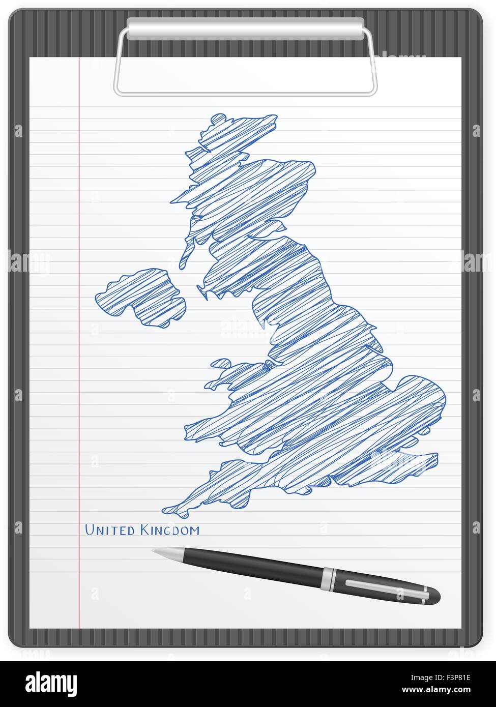 Vector graphic of uk map hi-res stock photography and images - Alamy