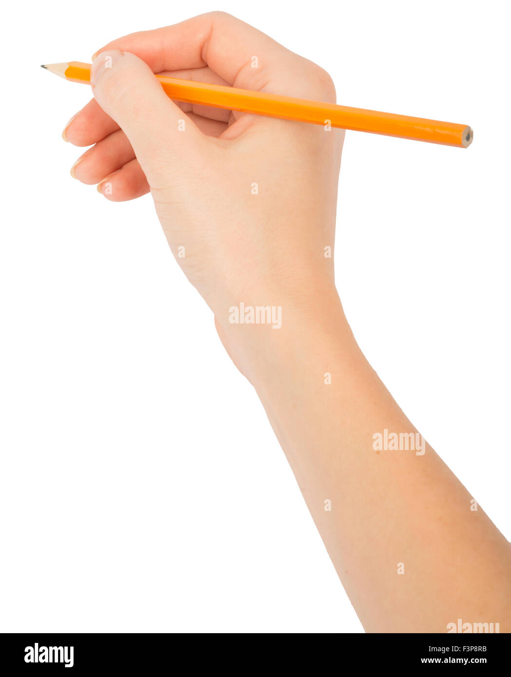 Hand holding pencil hi-res stock photography and images - Alamy