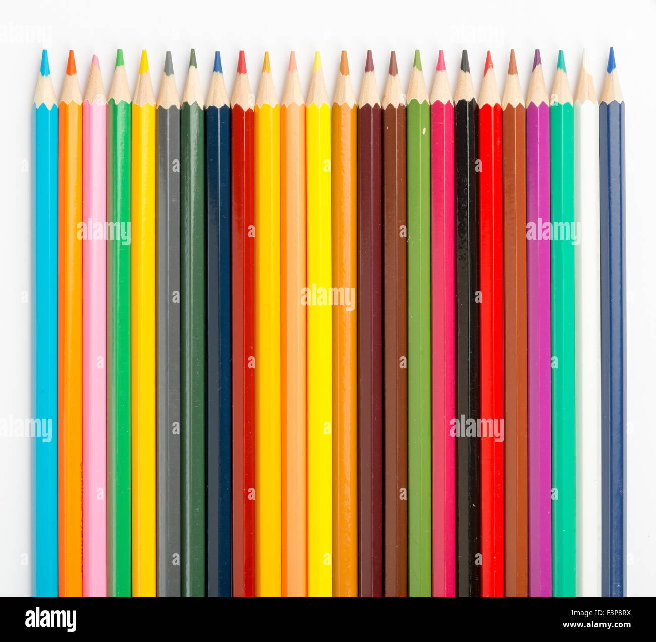 Set of colorful crayons Stock Photo - Alamy