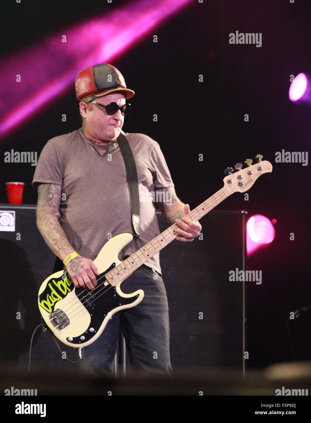 Las Vegas, Nevada, USA. 10th Oct, 2015. Eric Wilson bassist of the ...
