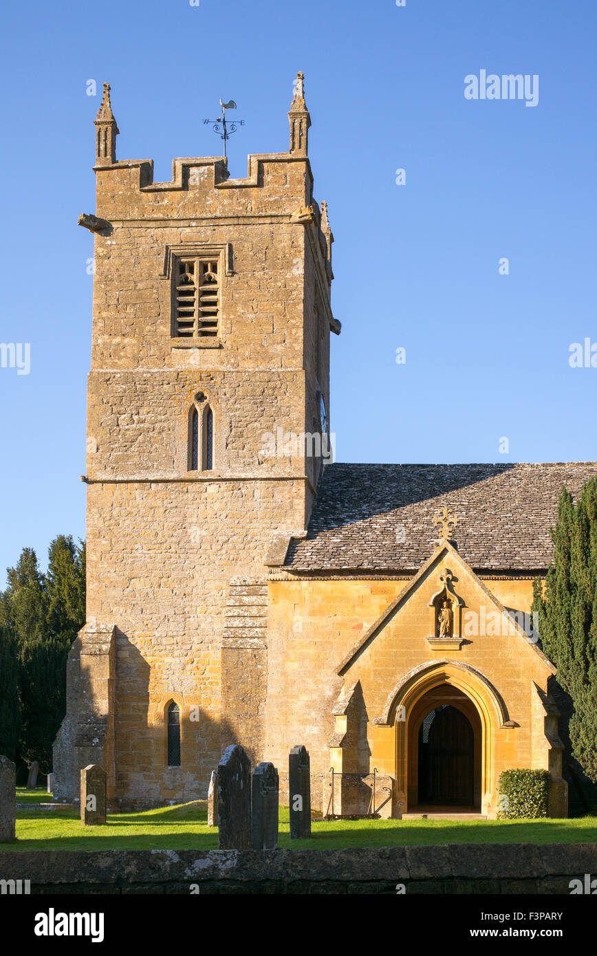 St Peters Church Stanway, Cotswolds, Gloucestershire, England Stock ...