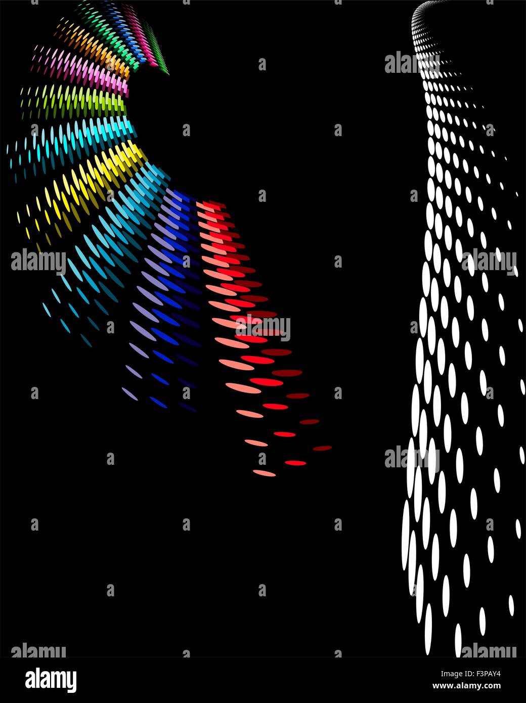 Background Composition, Web Template (Halftone) Vector Art Stock Vector ...