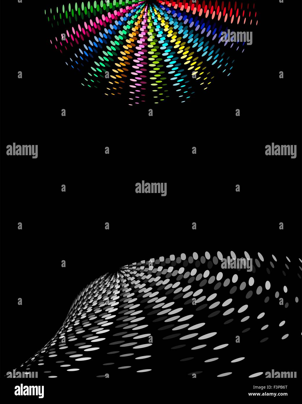Background Composition, Web Template (Halftone) Vector Art Stock Vector ...