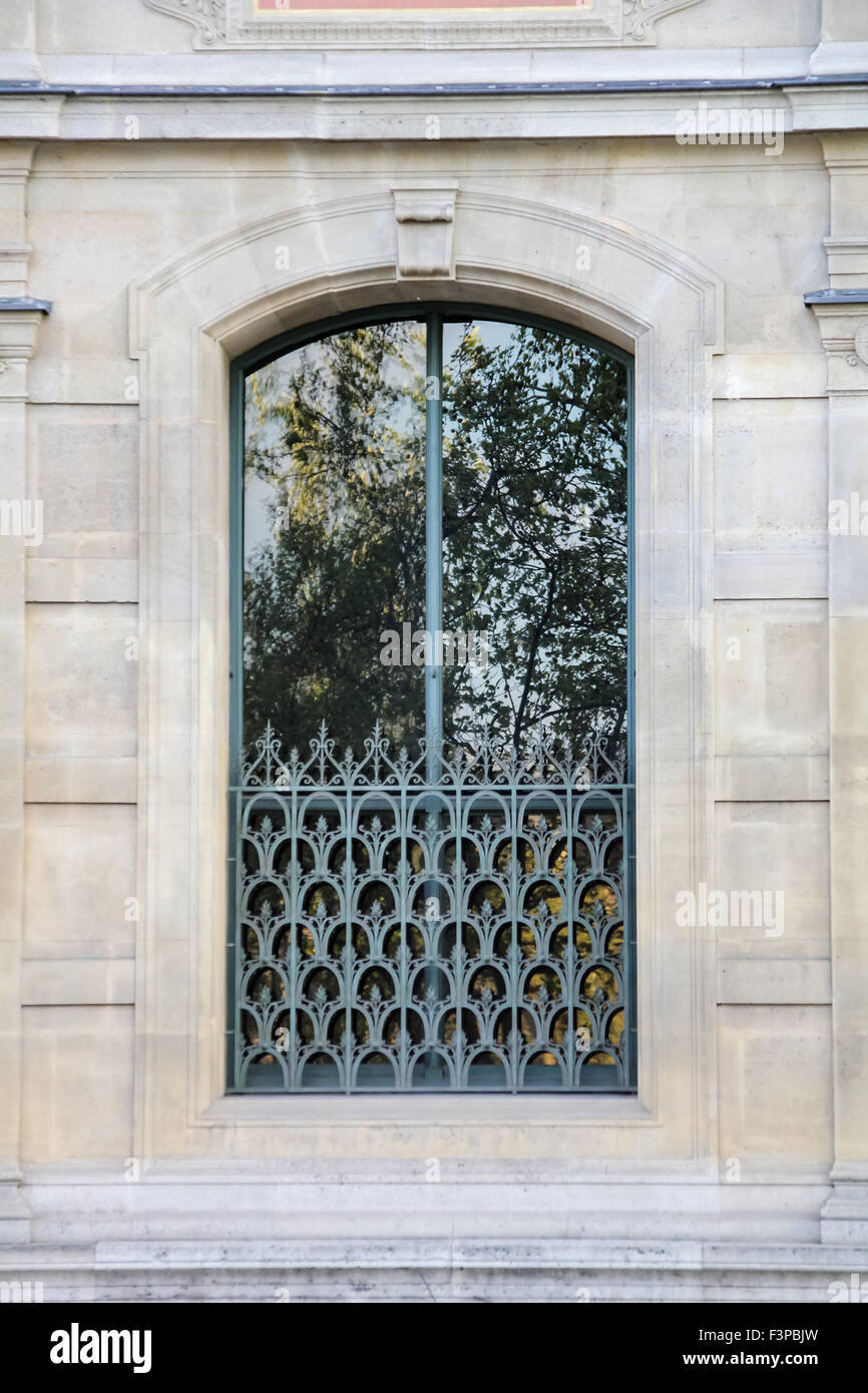 Traditional window from Paris, France Stock Photo - Alamy