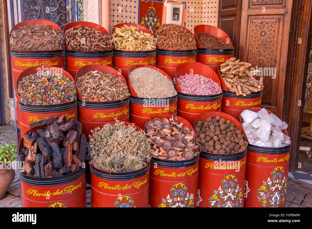 Food on the Marrakesh market Stock Photo - Alamy
