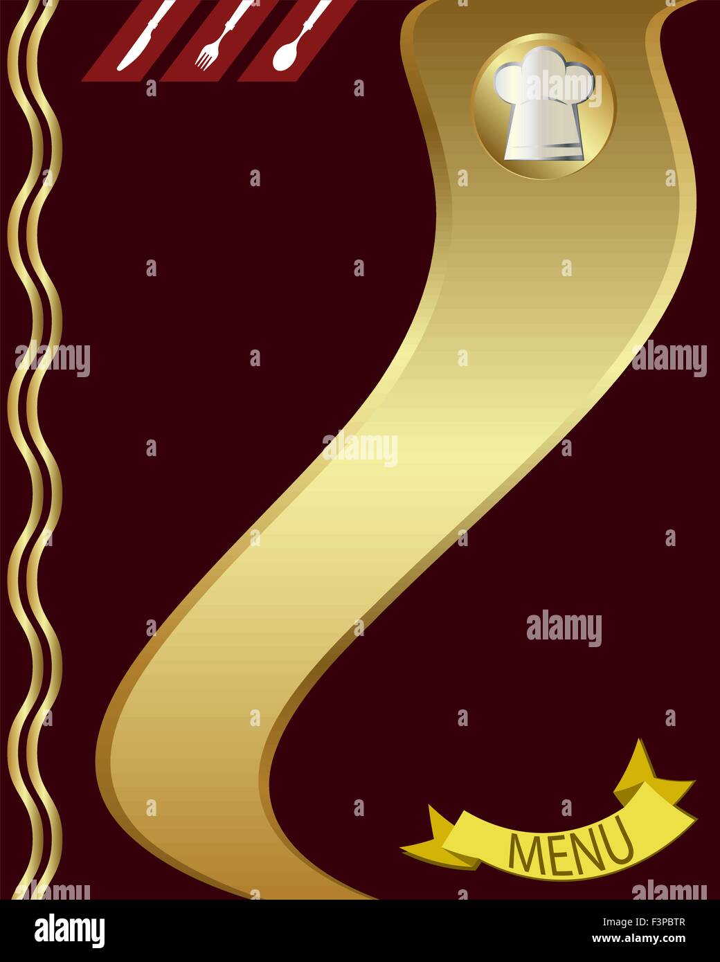 Menu Card Design Template Vector Art Stock Vector Image & Art - Alamy
