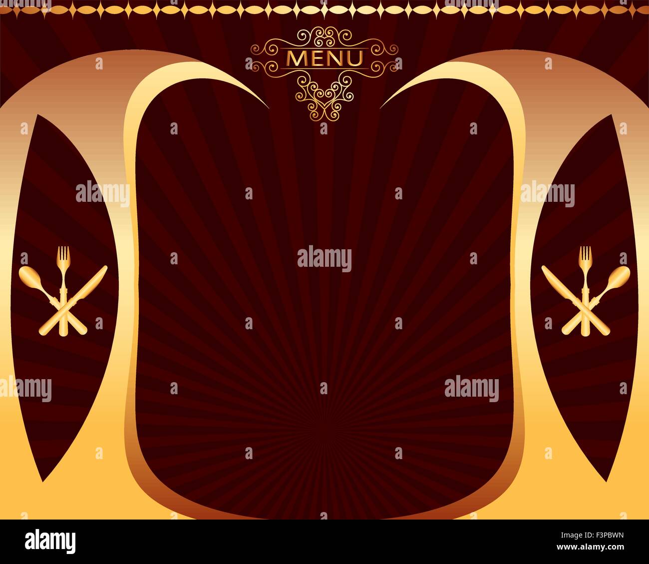 Menu Card Design Template Vector Art Stock Vector Image & Art - Alamy