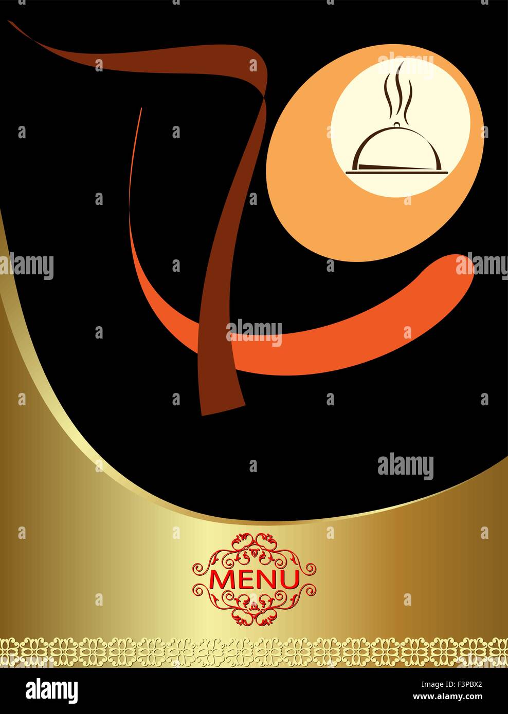 Menu Card Design Template Vector Art Stock Vector Image & Art - Alamy