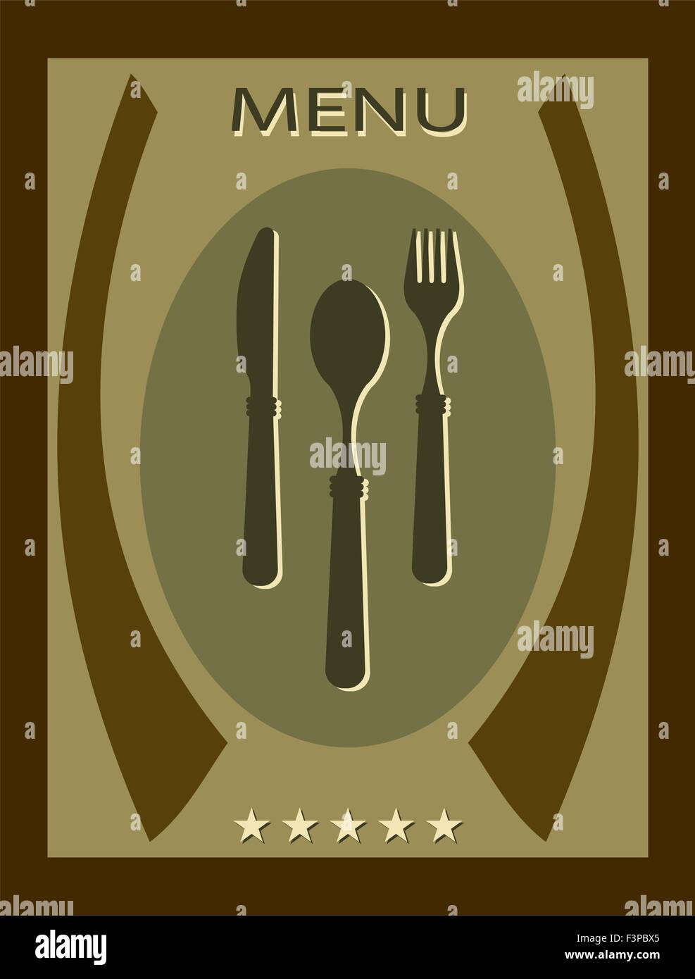 Menu Card Design Template Vector Art Stock Vector Image & Art - Alamy