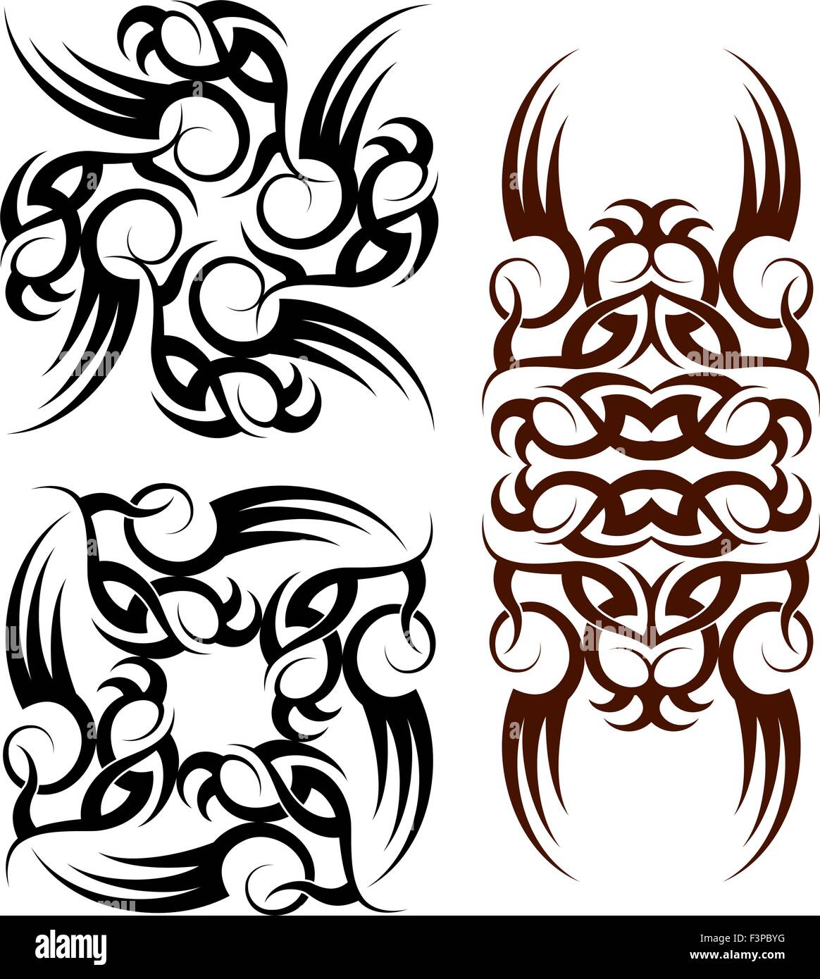 Tribal Tattoo Design Vector Art Stock Vector Image & Art - Alamy