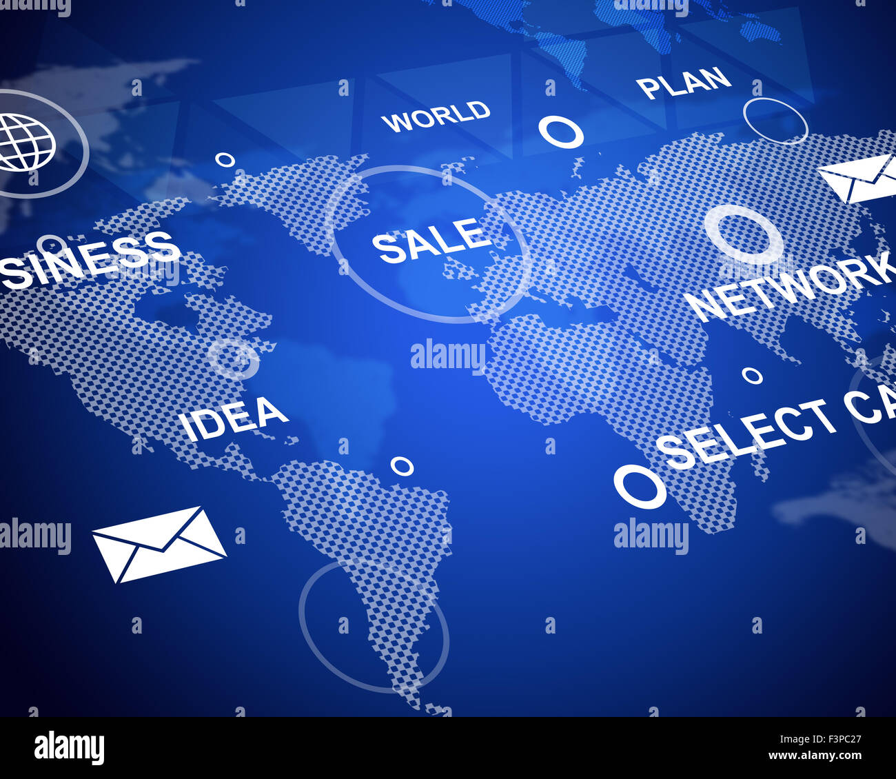 Abstract blue background with world map Stock Photo - Alamy Abstract blue background with world map Stock Photo - Alamy
