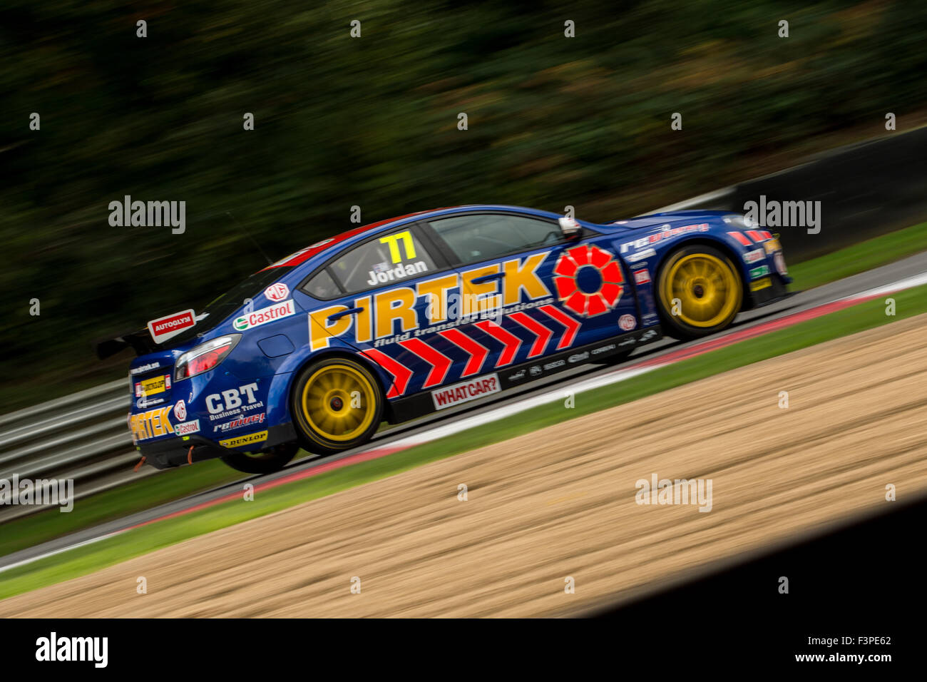 Fawkham, Kent, UK. 11th October, 2015. Andrew Jordan and MG 888 Racing ...