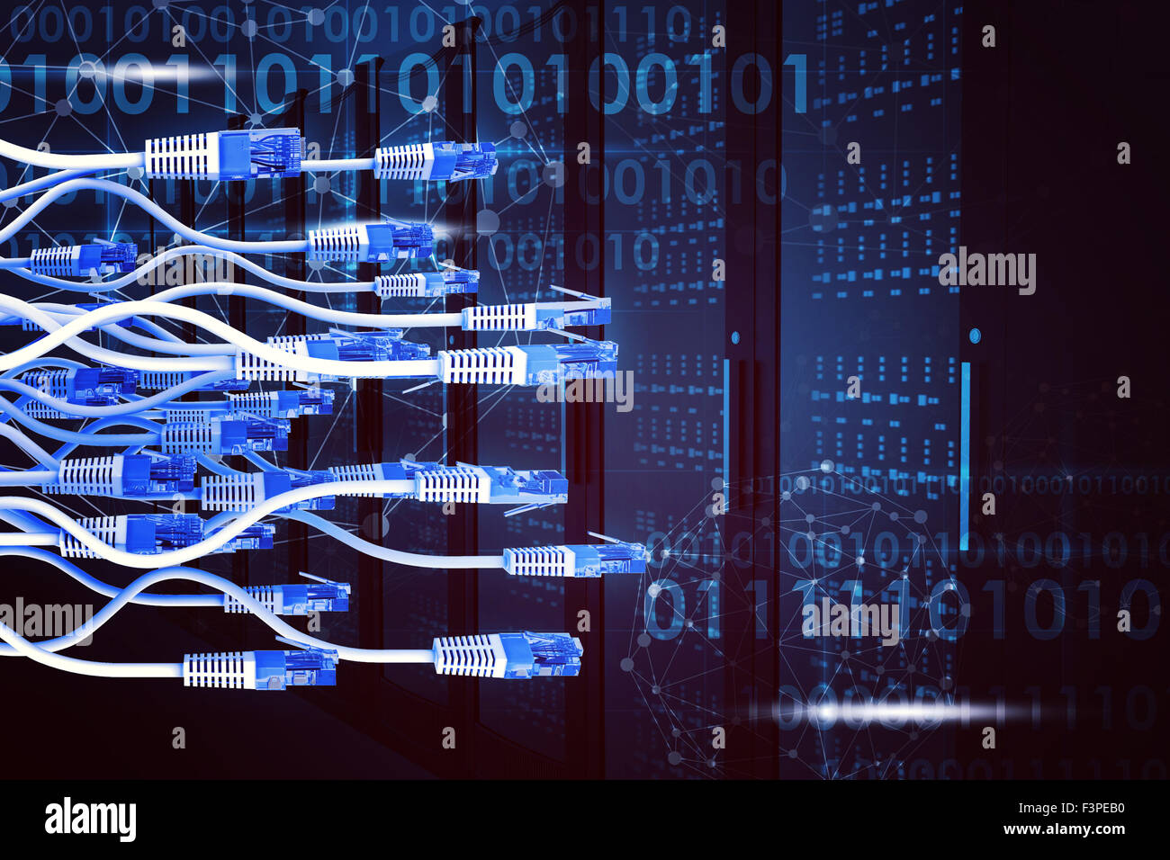 Abstract background with wires Stock Photo - Alamy