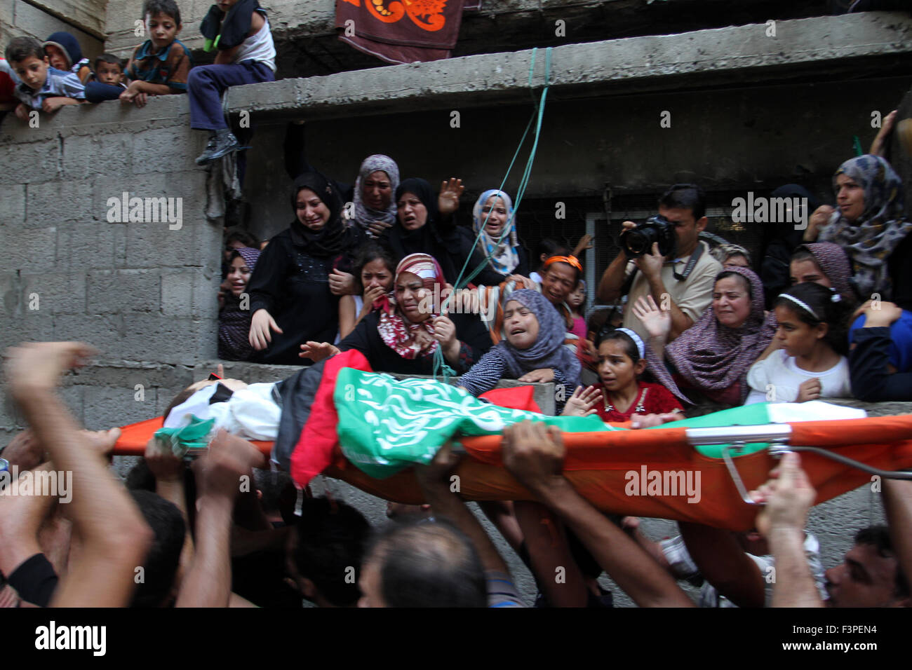 Khan Younis, Gaza Strip, Palestinian Territory. 11th Oct, 2015 ...