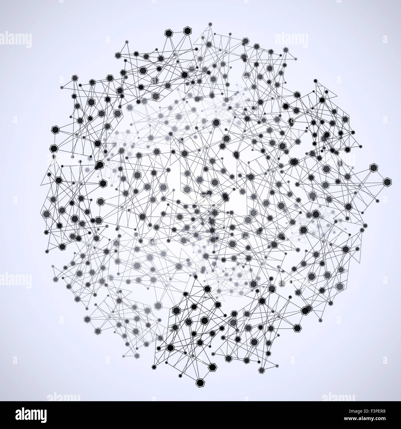 abstract global network digital communications black and white ...