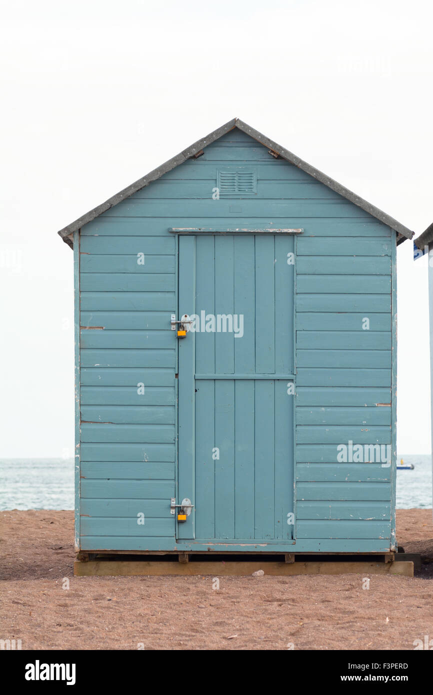 Teignmouth devon beach hut hi-res stock photography and images - Alamy