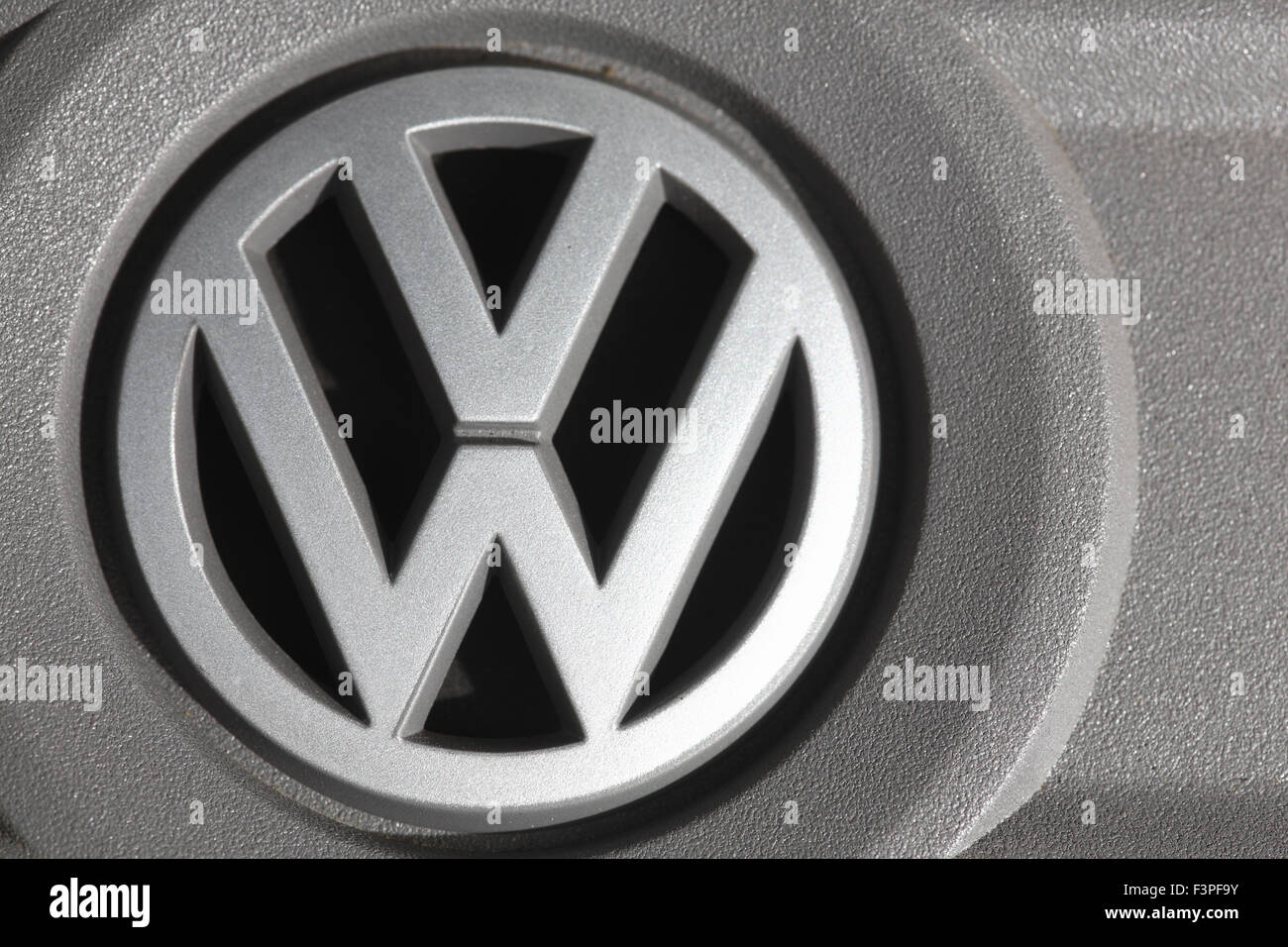 VW Golf engine cover Stock Photo - Alamy