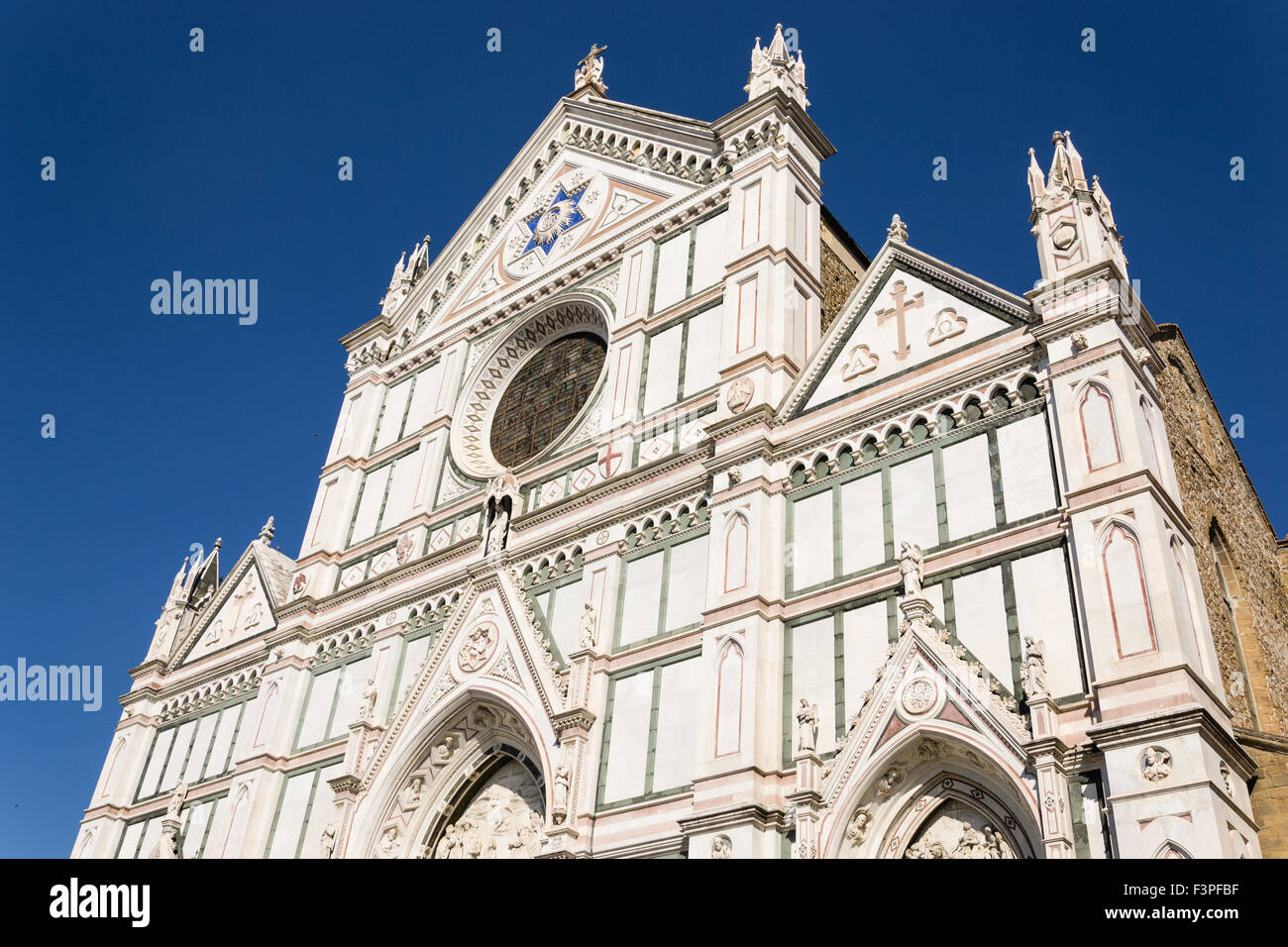 Cathedral of Santa Croce in Florence - Italy Stock Photo - Alamy