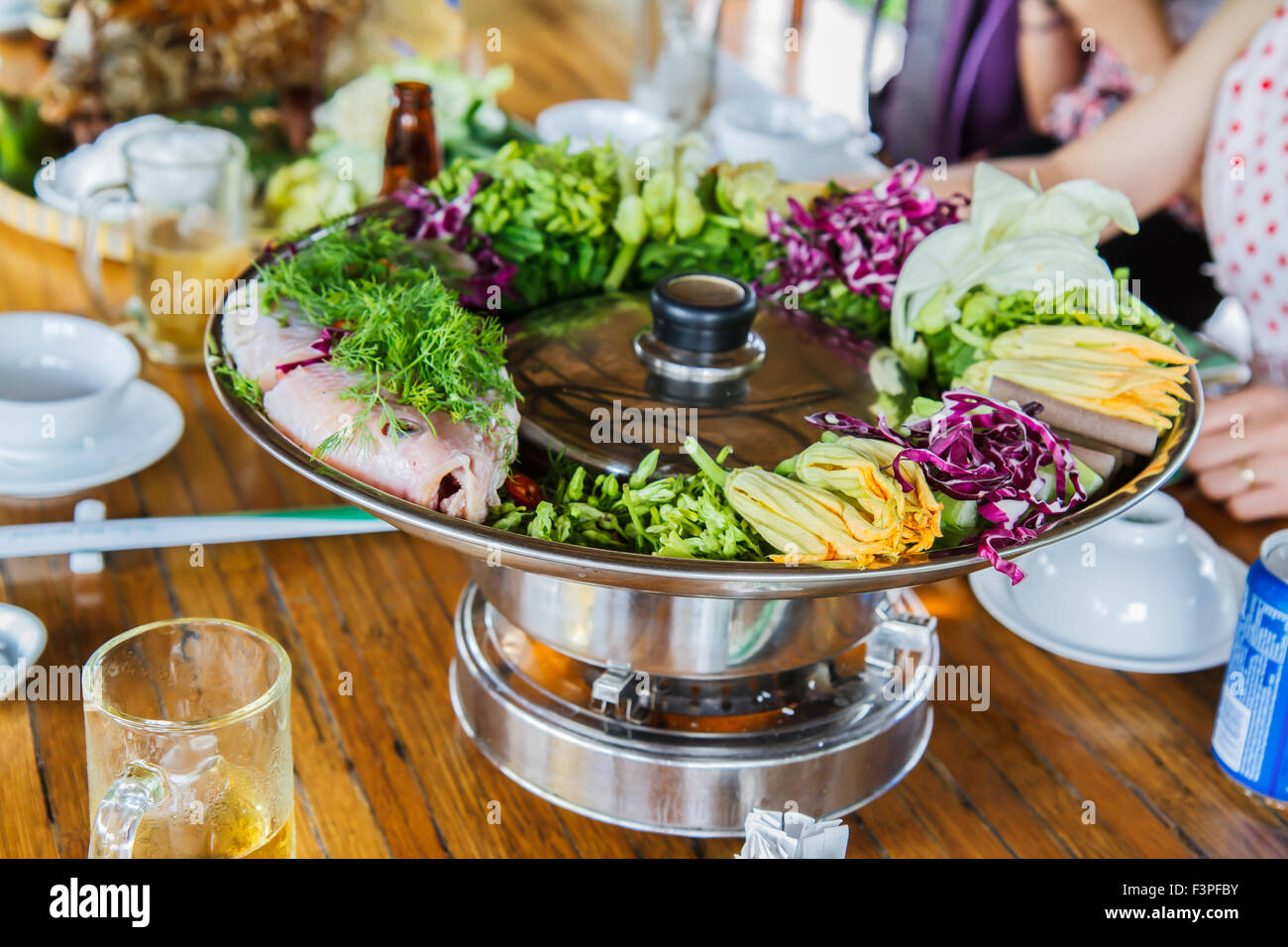Fried fish prepared in the traditional Vietnamese Stock Photo - Alamy