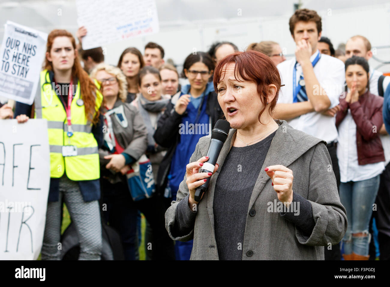 Bristol, UK, 10th October, 2015. Kerry McCarthy (Labour MP for Bristol ...