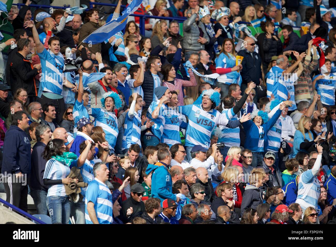 King Power Stadium, Leicester, UK. 11th Oct, 2015. Rugby World Cup ...