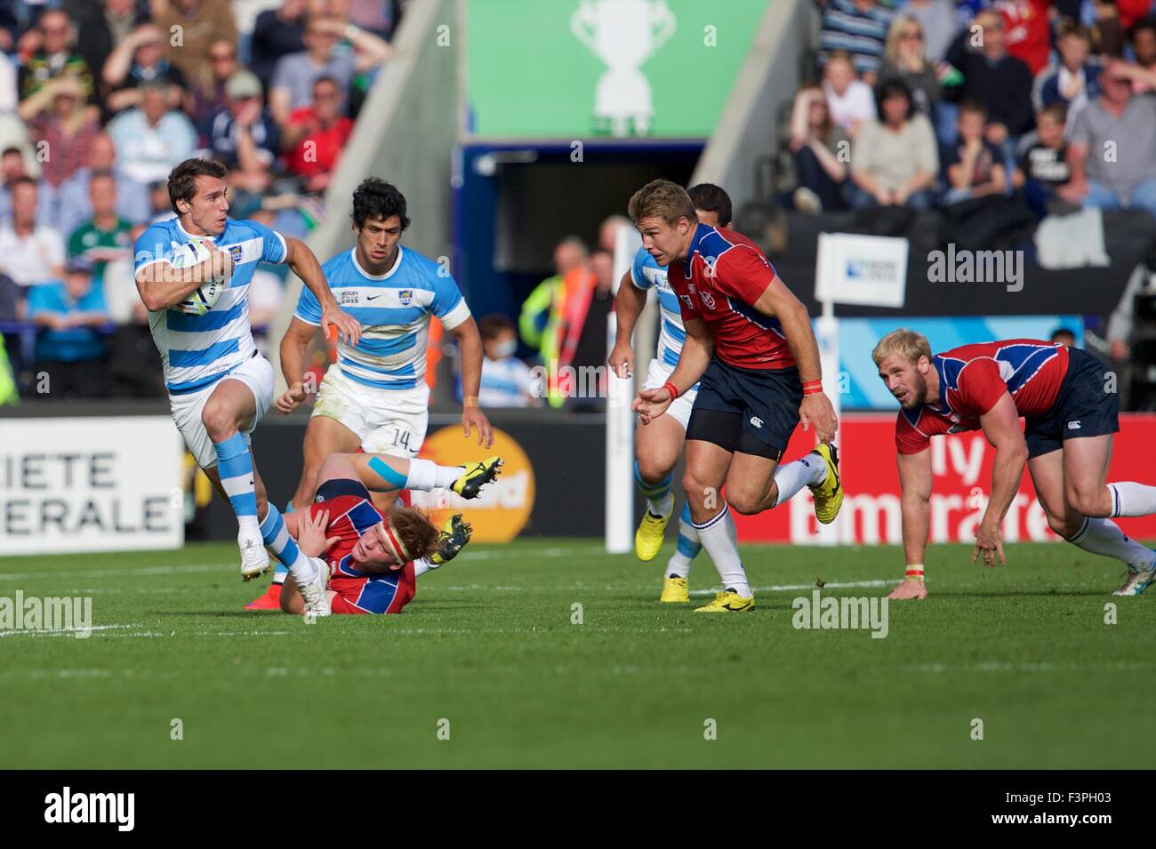 King Power Stadium, Leicester, UK. 11th Oct, 2015. Rugby World Cup ...