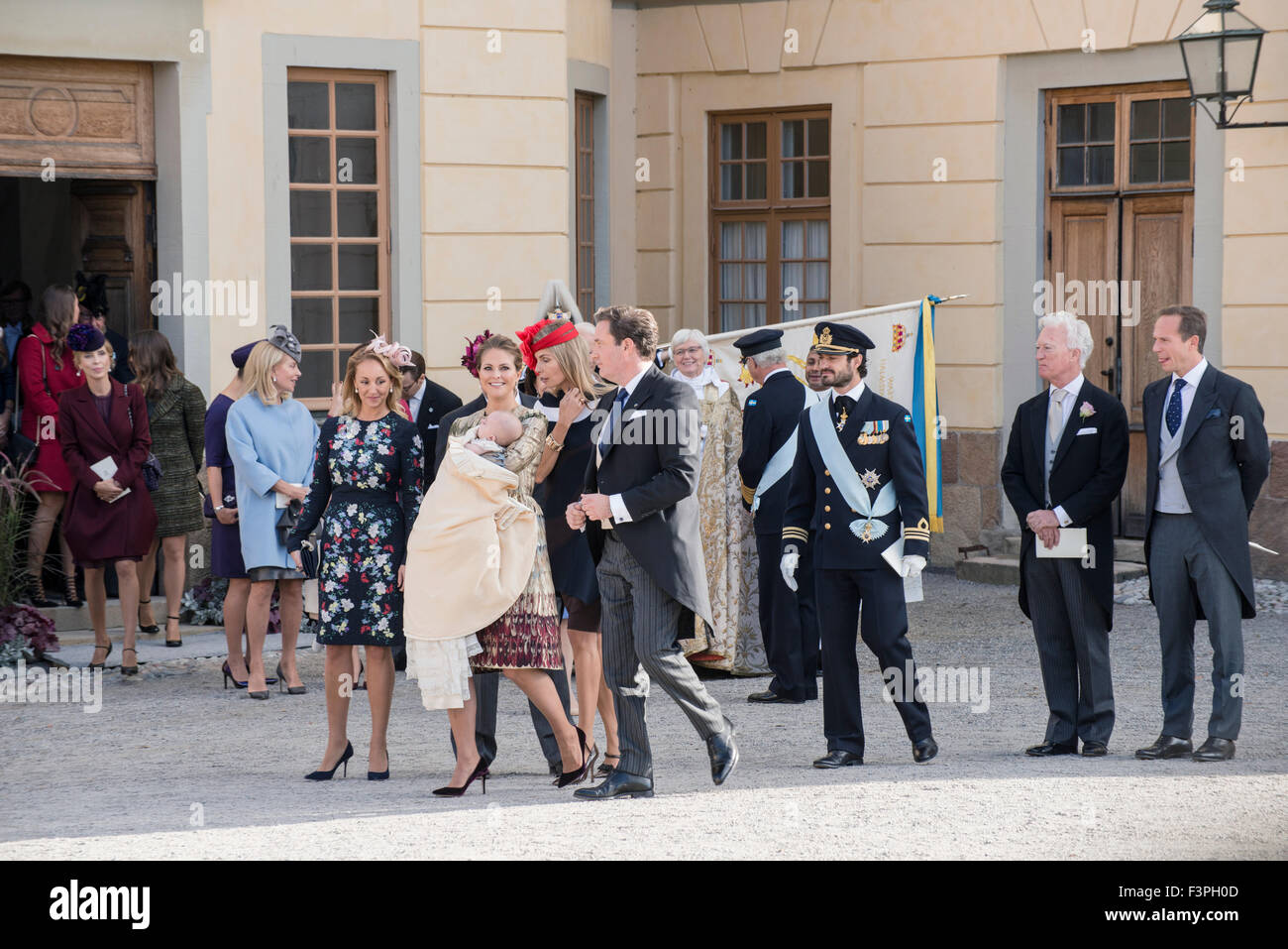 Stockholm Sweden. Sunday, 11th October. The Swedish Royal Family ...