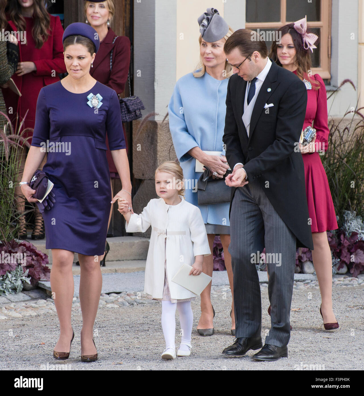 Stockholm Sweden. Sunday, 11th October. The Swedish Royal Family ...