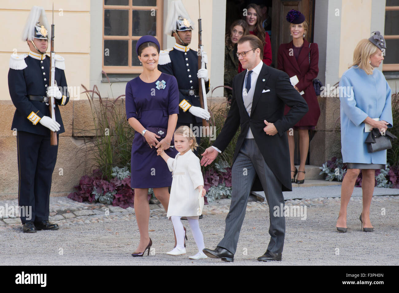 Stockholm Sweden. Sunday, 11th October. The Swedish Royal Family ...