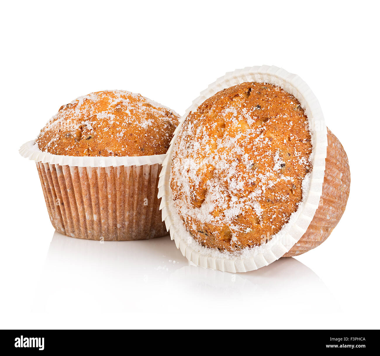 Muffins cheese isolated on white background Stock Photo - Alamy