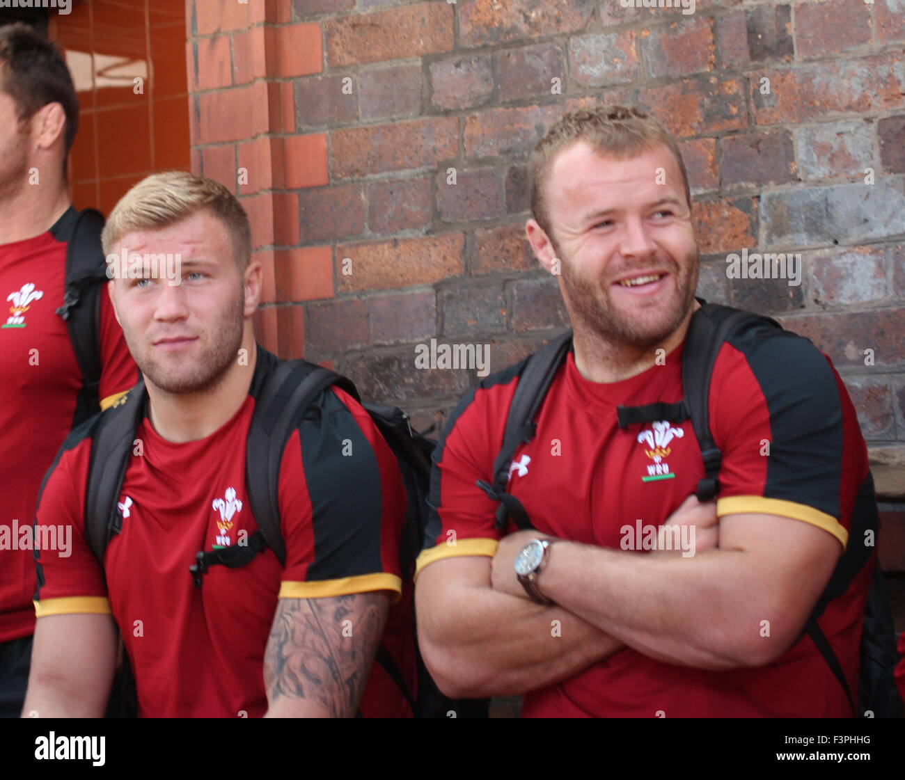 The Welsh rugby team arrive in North Wales to start training for the ...