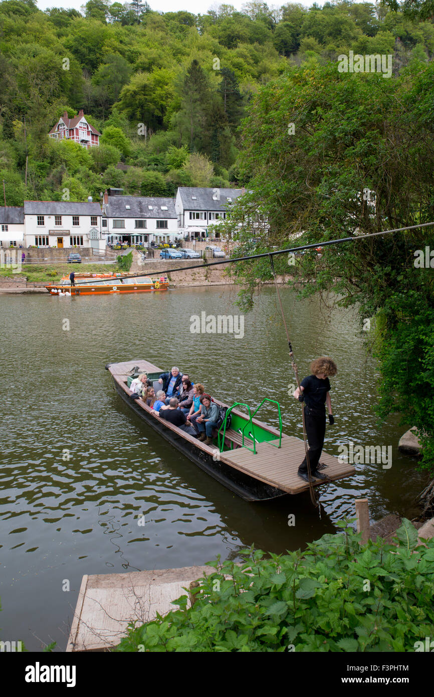 Hand Ferry River Wye Symonds Stock Photos & Hand Ferry River Wye ...