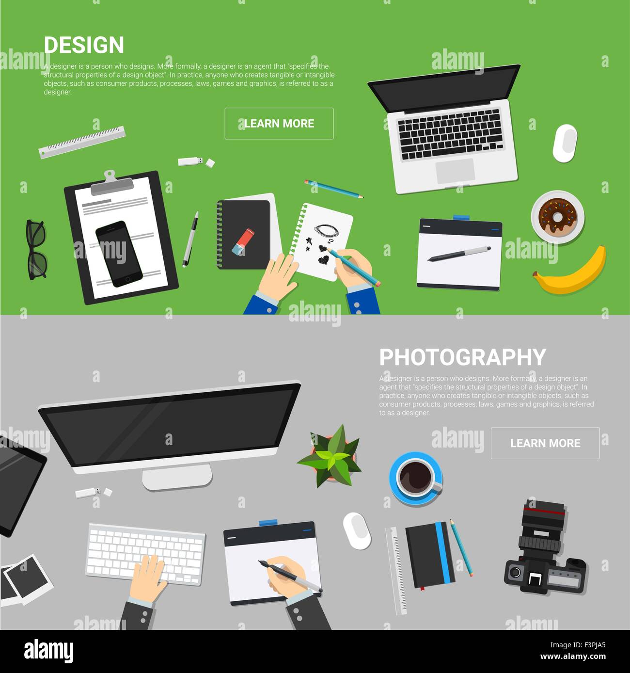 Flat design concepts for creative process Stock Vector Image & Art - Alamy