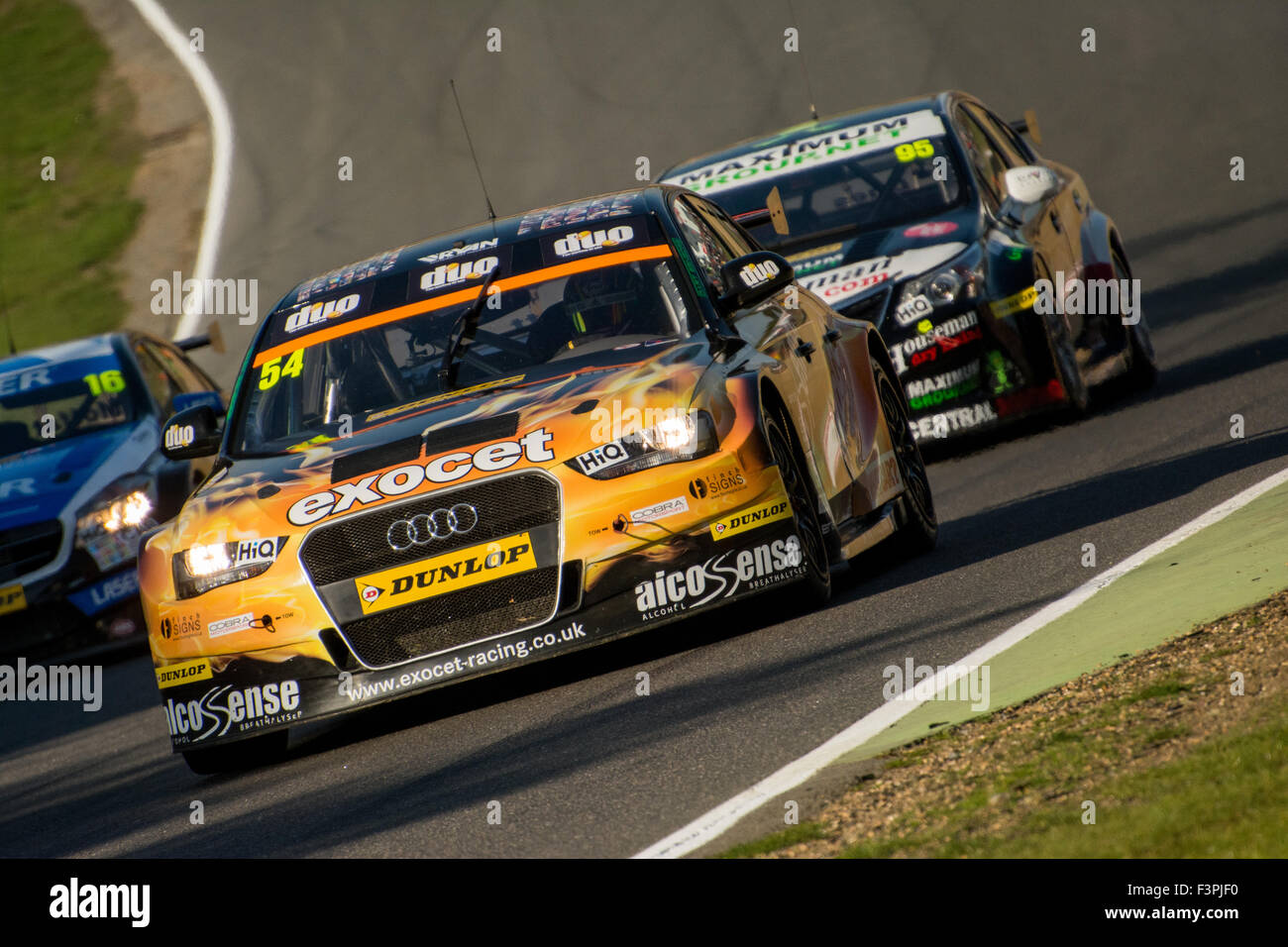 Fawkham, Kent, UK. 11th October, 2015. Hunter Abbott and Exocet ...