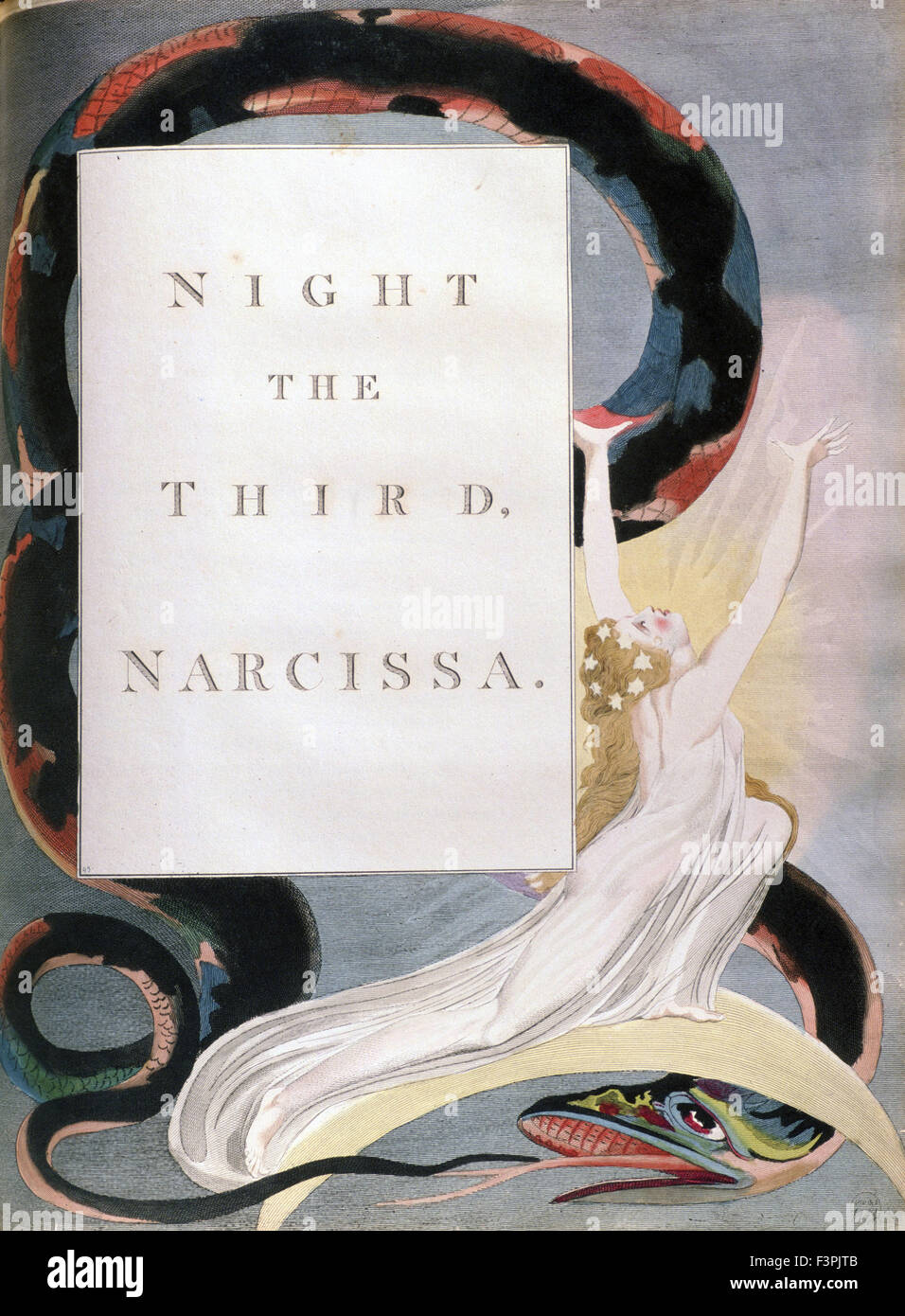 William BLake - Illustration of 'Nights' of Edward Young's "Night ...