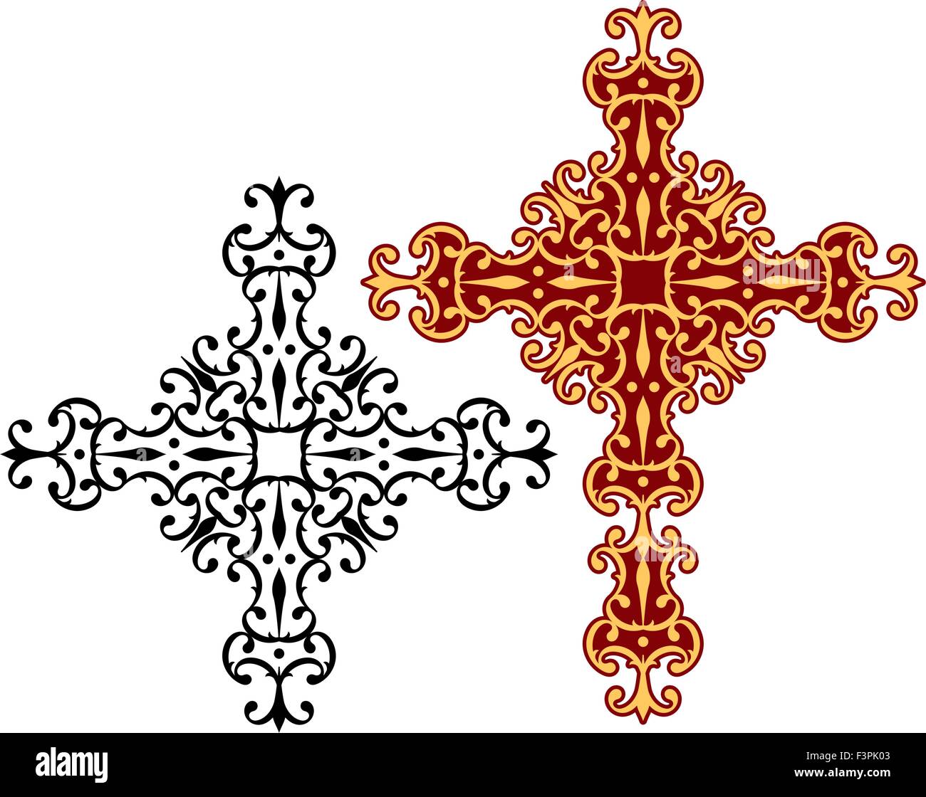 Christian Cross Design Vector Art Stock Vector Image & Art - Alamy