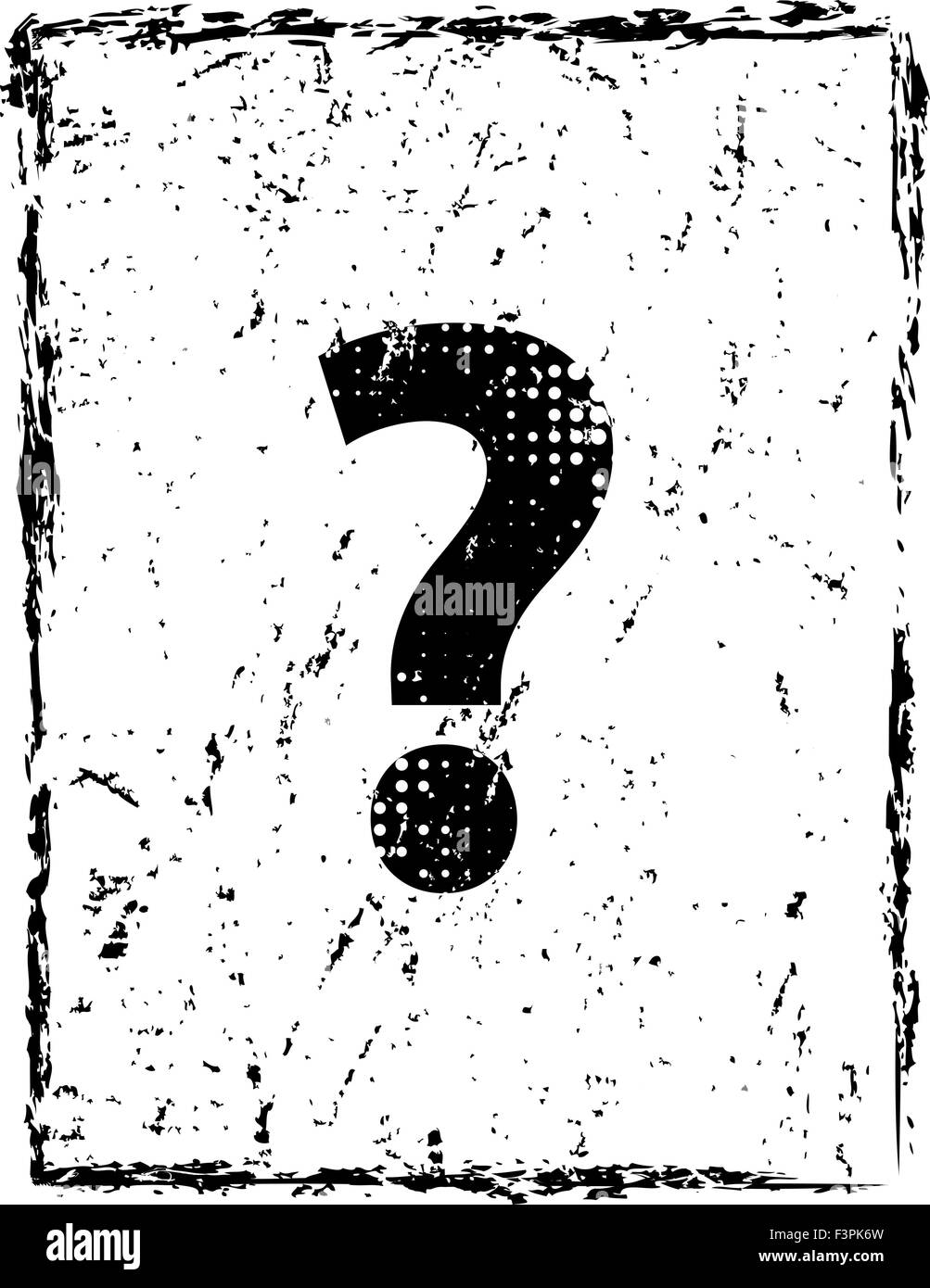 Grunge Question Mark Vector Art Stock Vector Image & Art - Alamy