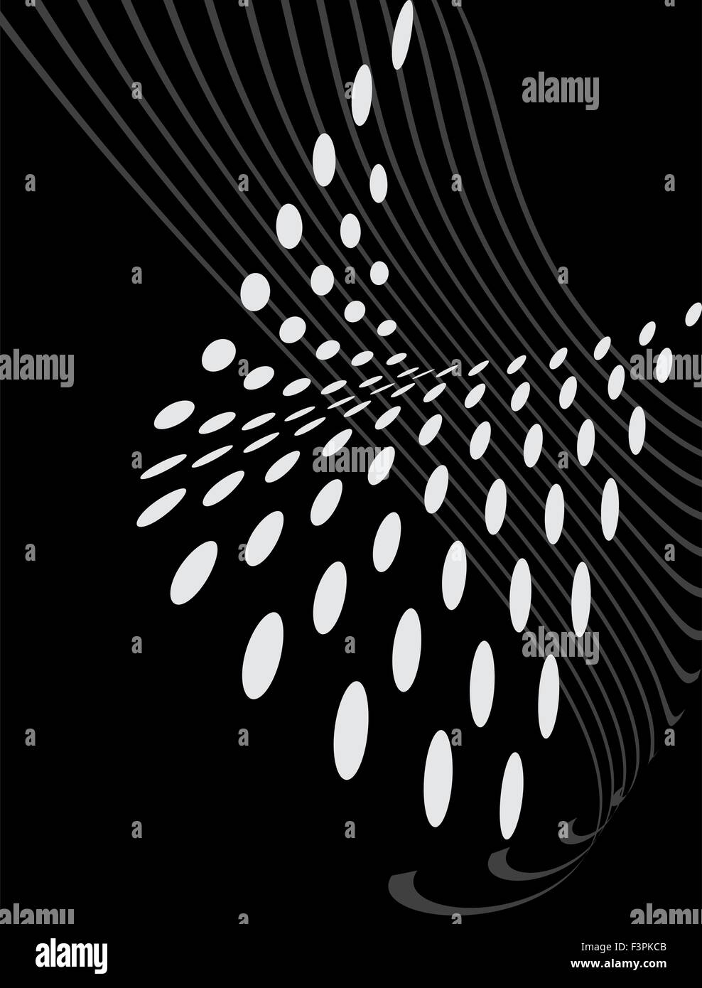 Background Composition, Web Template (Halftone) Vector Art Stock Vector ...