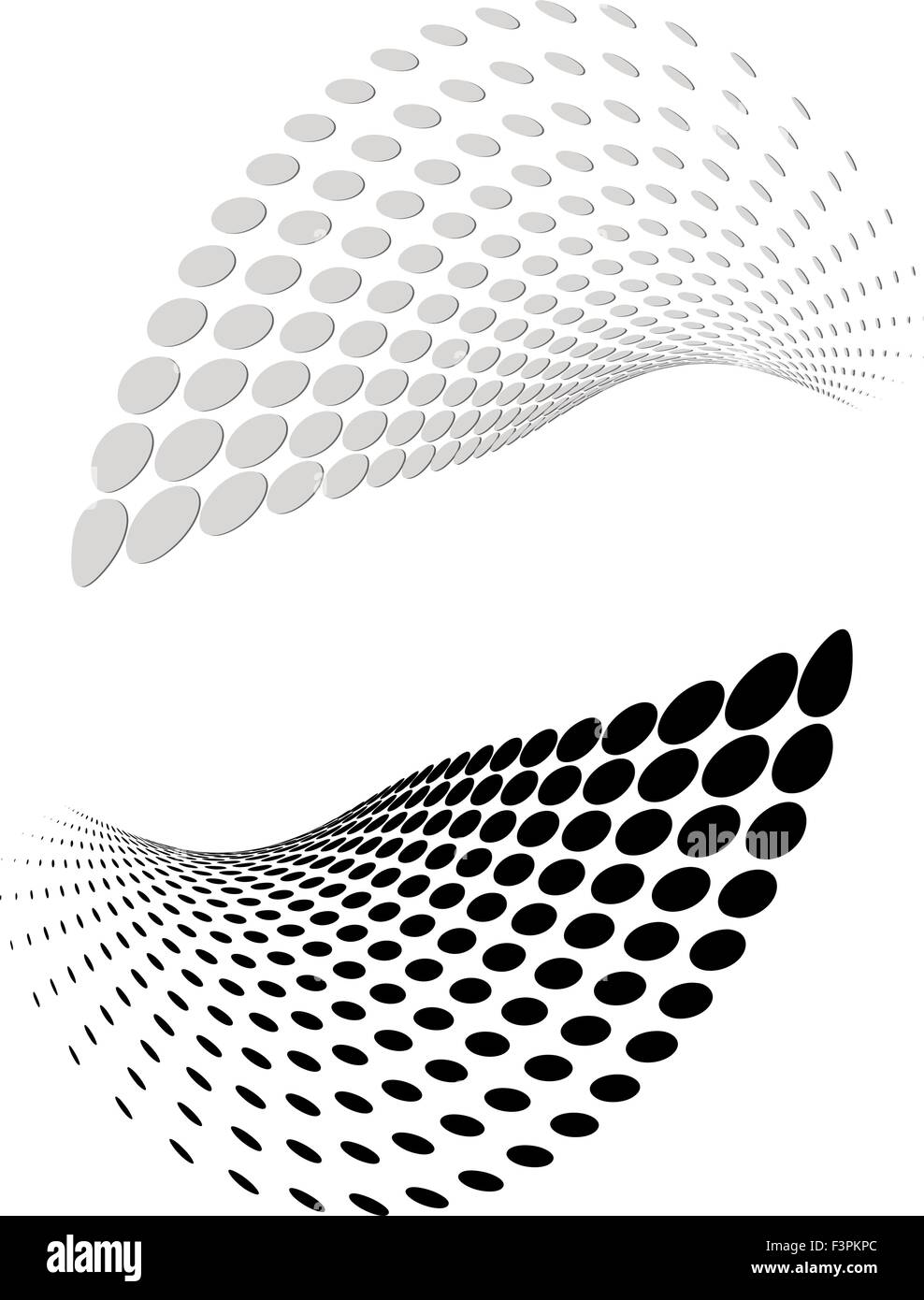 Background Composition, Web Template (Halftone) Vector Art Stock Vector ...