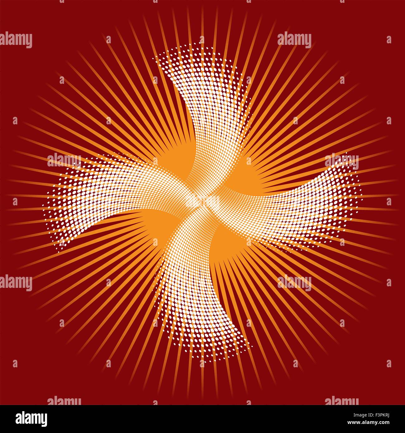 Background Composition, Web Template (Halftone) Vector Art Stock Vector ...