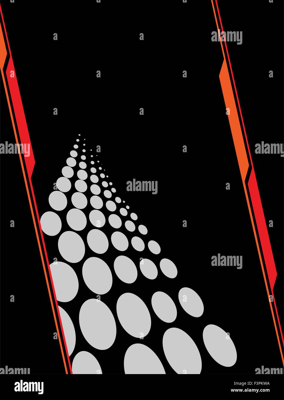 Background Composition, Web Template (Halftone) Vector Art Stock Vector ...