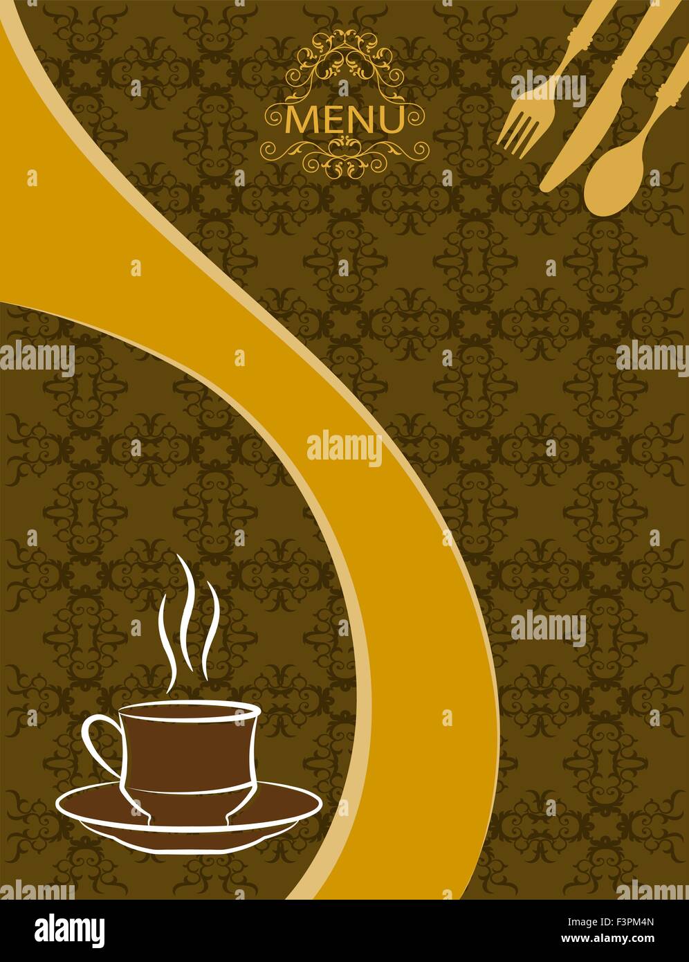 Coffee Menu Card Design Template Vector Art Stock Vector Image & Art ...